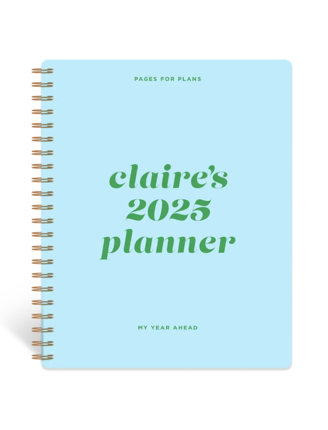 Personalized 2025 Planners