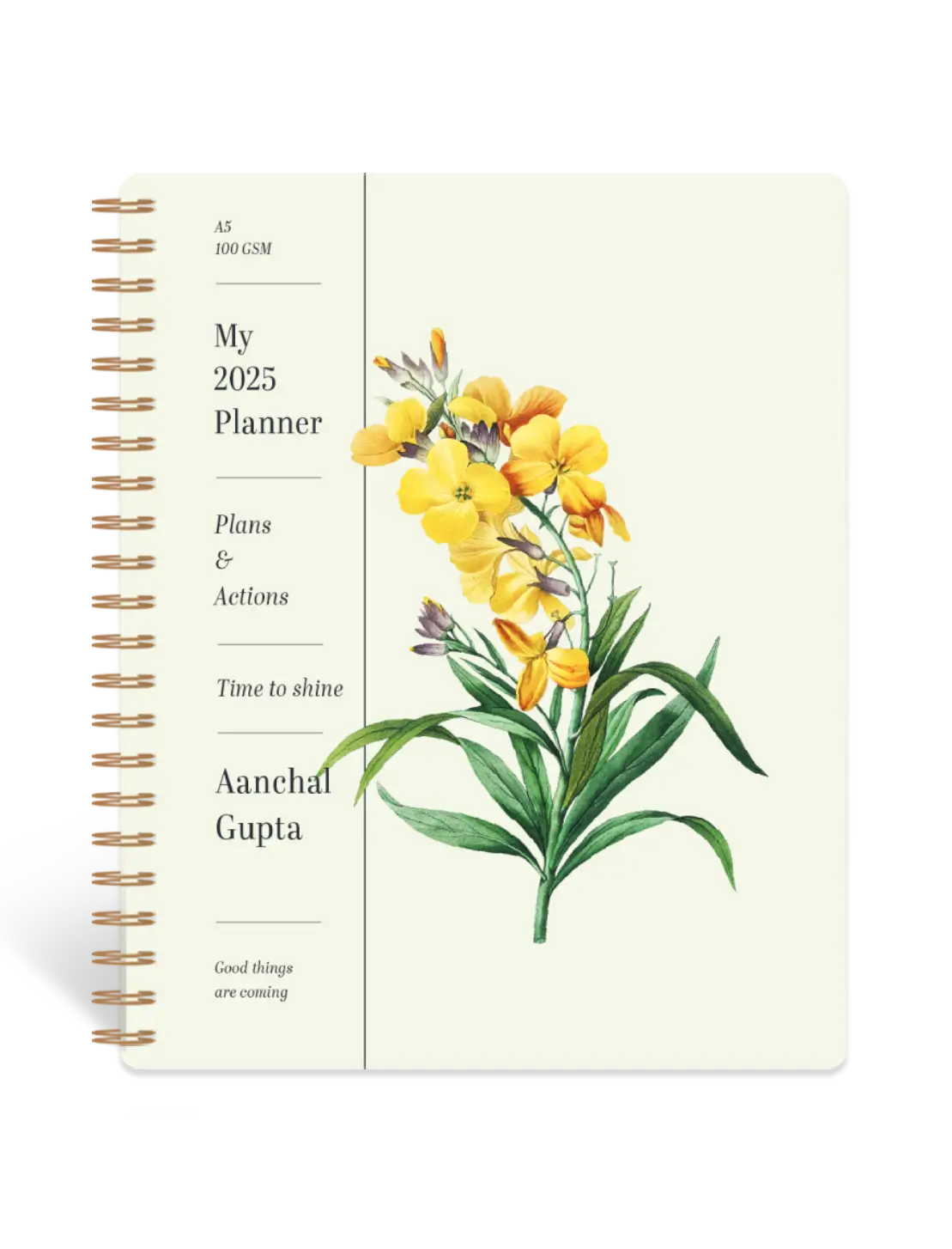 Personalized 2025 Planners
